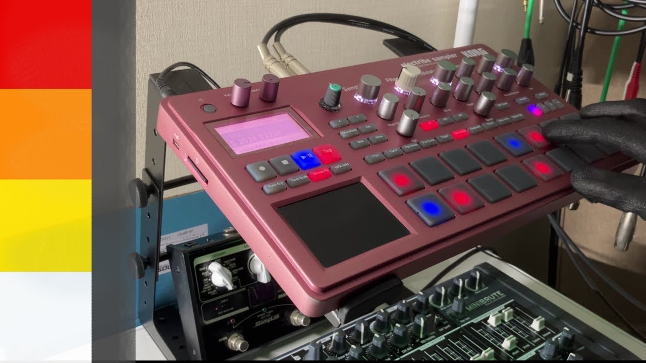Korg Electribe Sampler jam with 808風サンプル - YouTube