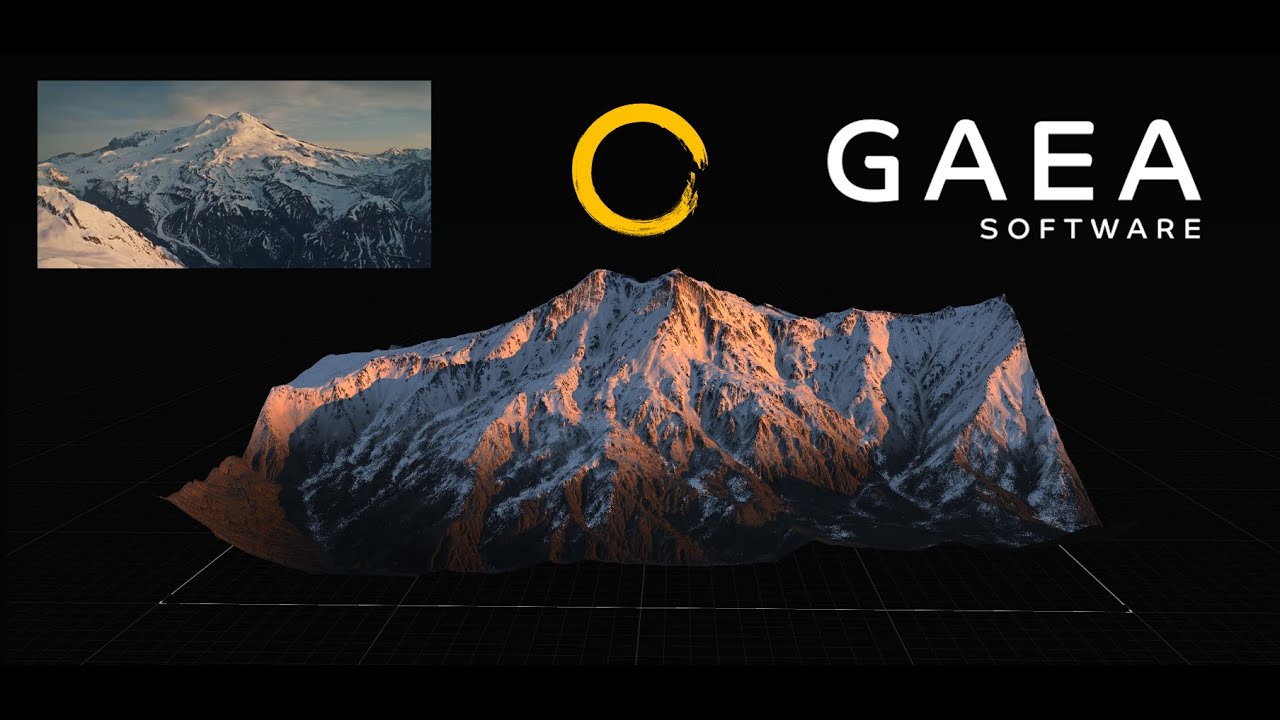 #Gaea: Create #Elbrus an EPIC Mountain #landscape from Reference Images ...