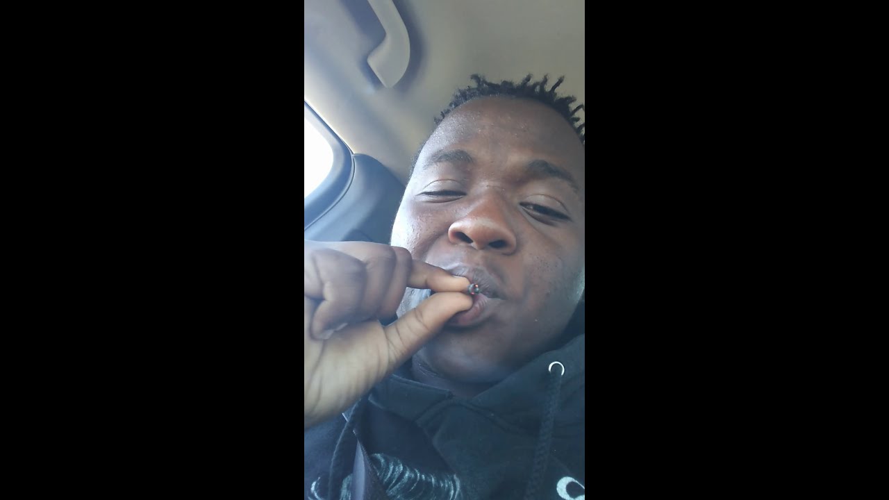 Smoking a doobie in the car - YouTube