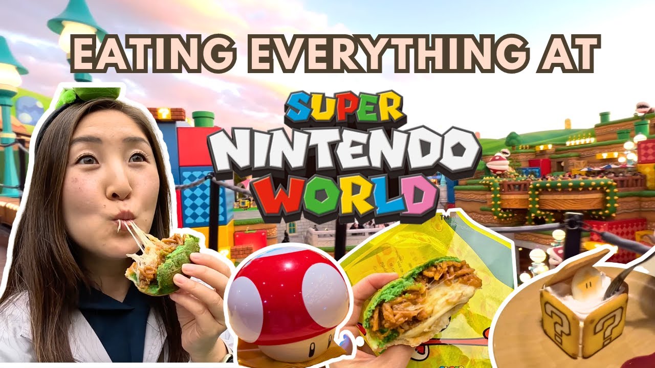 What to eat at Super Nintendo World (Osaka, Japan)? - YouTube