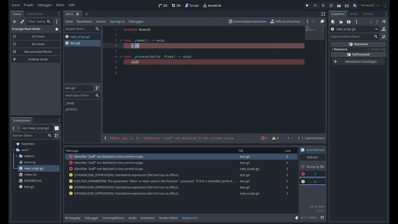 [Godot] Diagnostic List Addon - YouTube