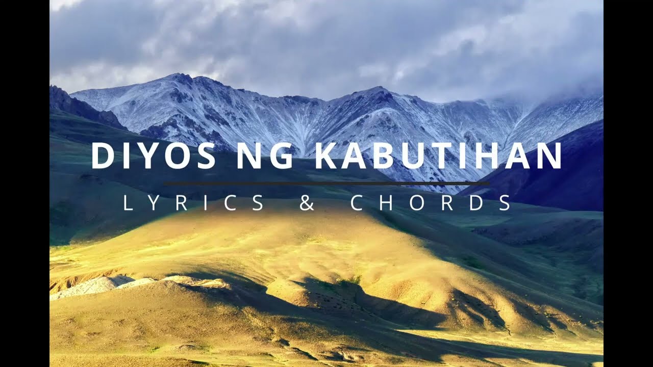 DIYOS NG KABUTIHAN Lyrics & Chords - Faith Music Manila Chords - Chordify