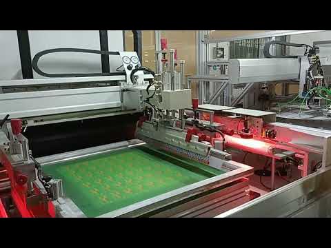 Automatic Loading and Unloading Sheet to Sheet High Precision Screen Printing Machine - YouTube