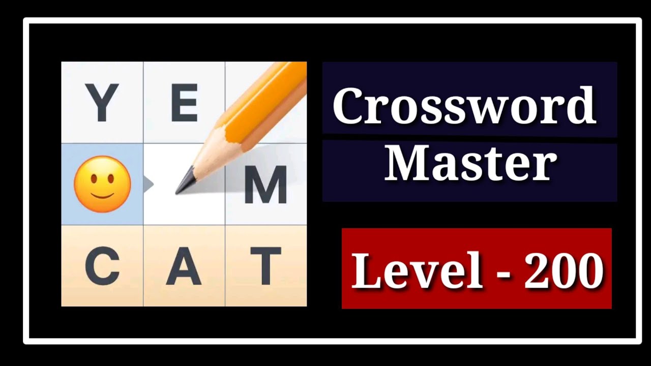 Crossword Master Word Puzzle Level 200 - YouTube