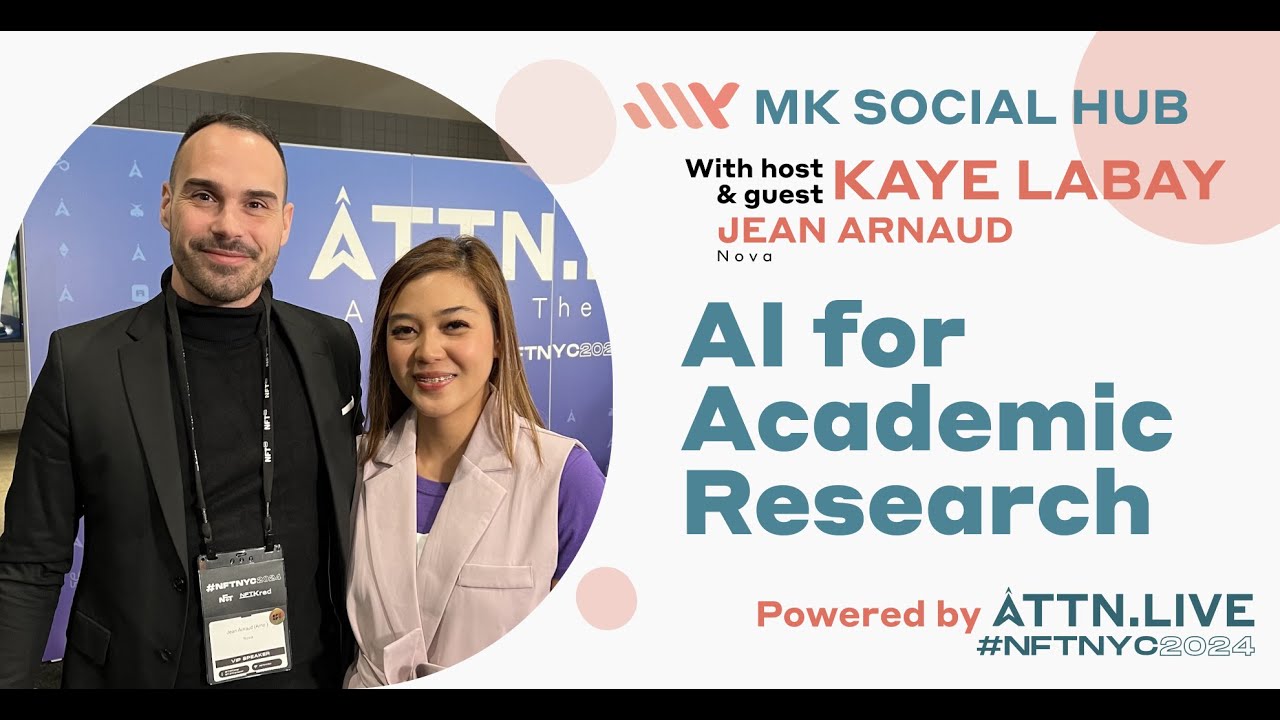 Jean Arnaud of NOVA talks AI for Academic Research with Kaye Labay ...