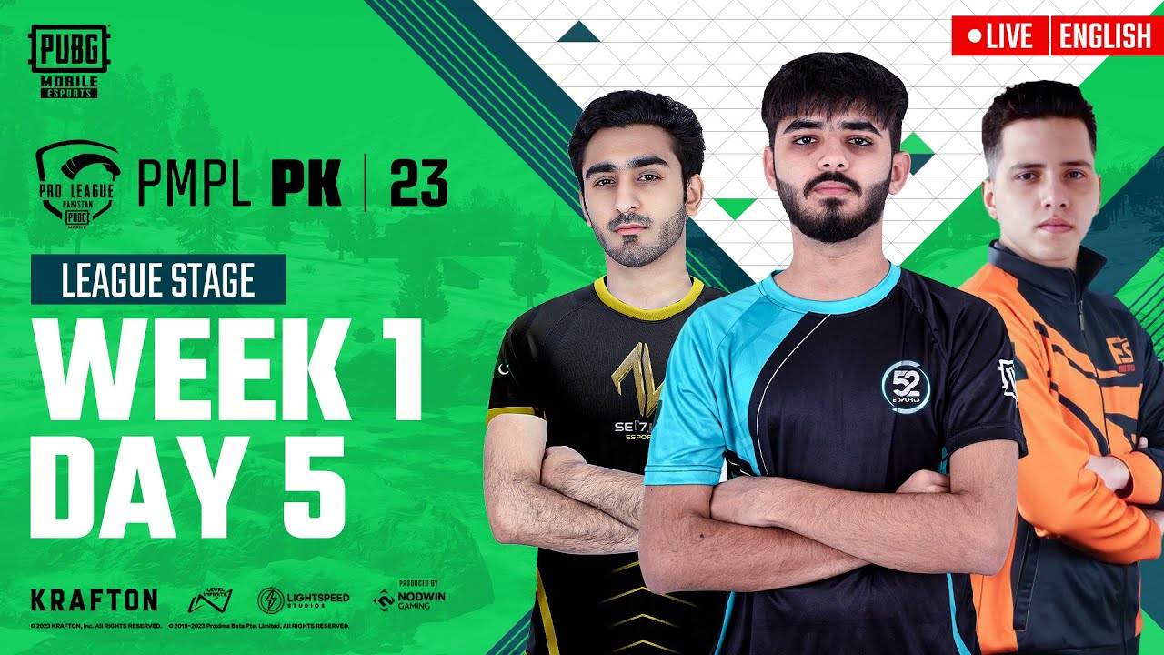 [EN] 2023 PMPL PK Fall | League Stage Week 1 Day 5| Aim For Victory ...