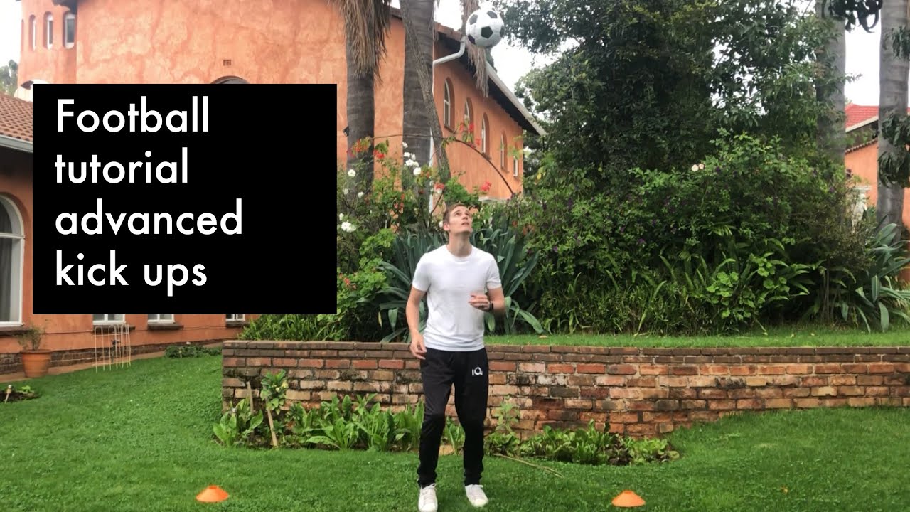 Rhythmic football kick ups - YouTube