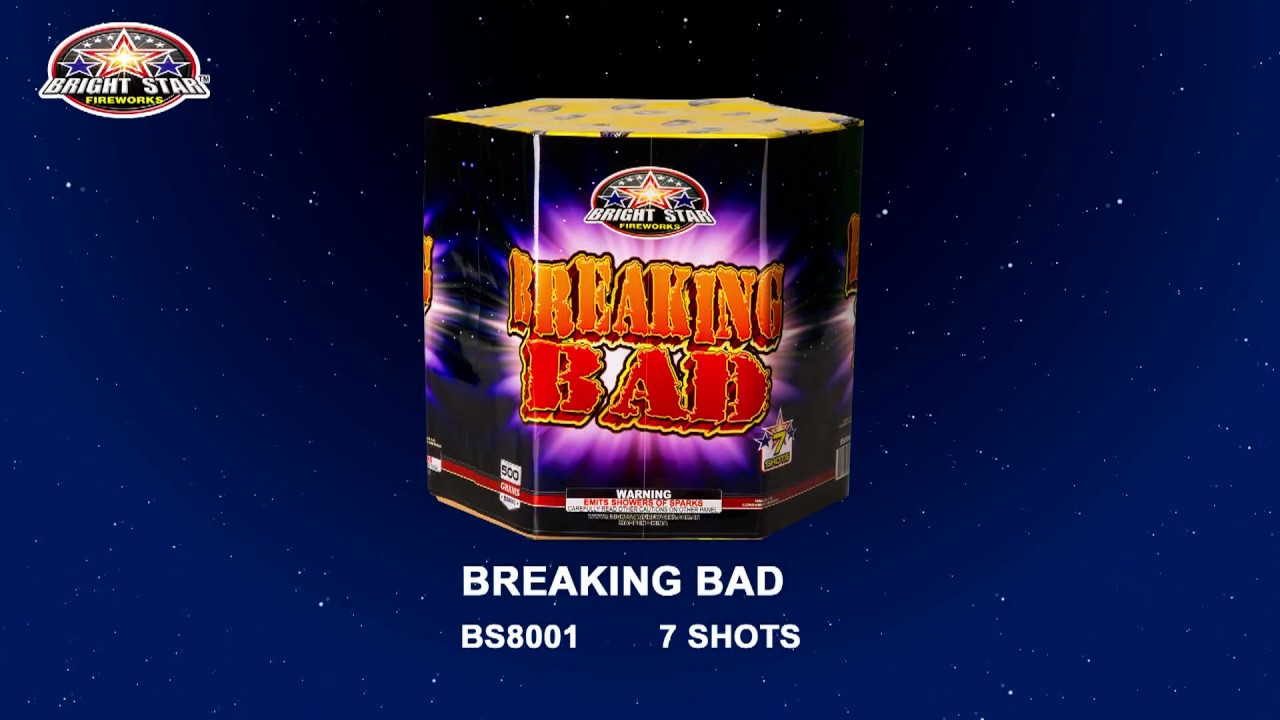 1.4G FIREWORKS: BS8001 BREAKING BAD 7 SHOTS - YouTube