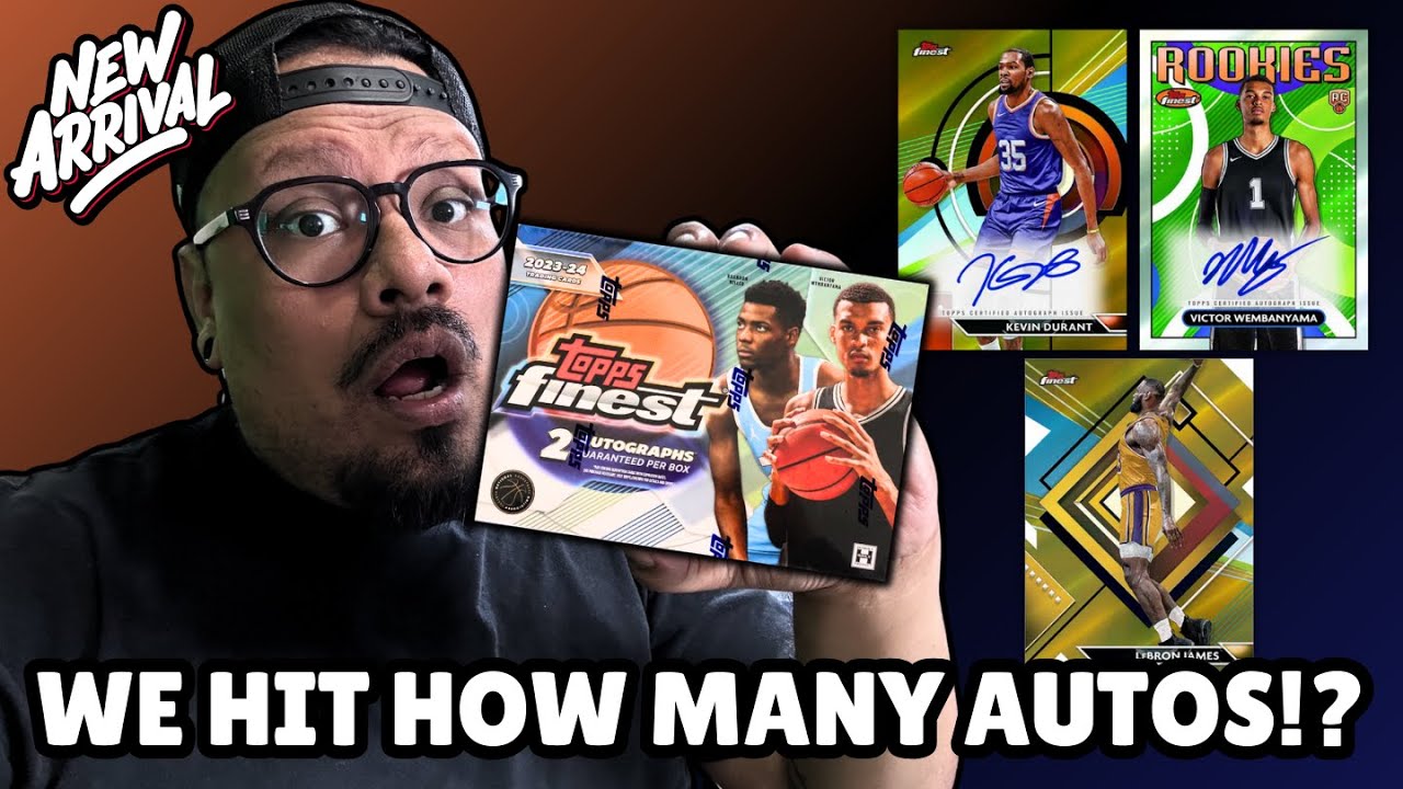 TOPPS FINEST BASKETBALL IS BACK! WE HIT HOW MANY AUTOS!? THE WEMBY AUTO ...