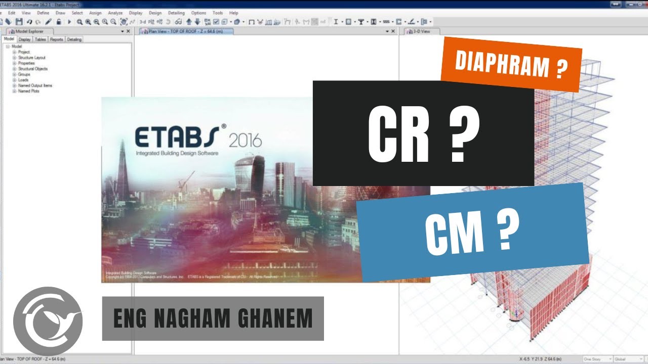 center of mass and center of rigidity in etabsماهو مركز الحمل وماهو مركز المقاومة بالنسبة ...