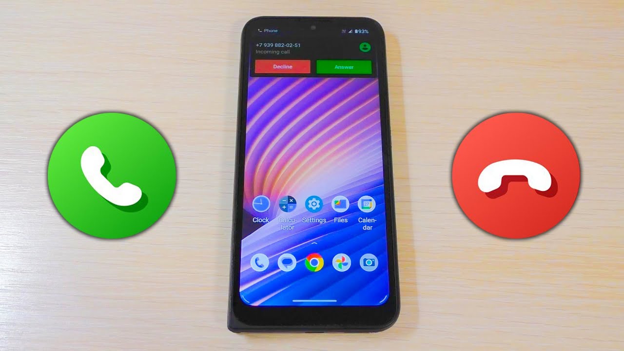 Motorola Defy incoming call - YouTube