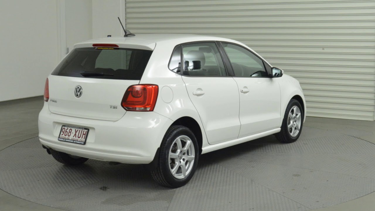 2012 Volkswagen Polo 6R MY12.5 77TSI Comfortline White 6 Speed Manual ...