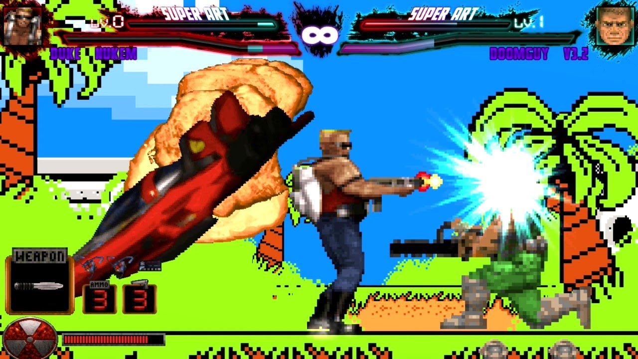 Duke Nukem vs Doomguy - YouTube