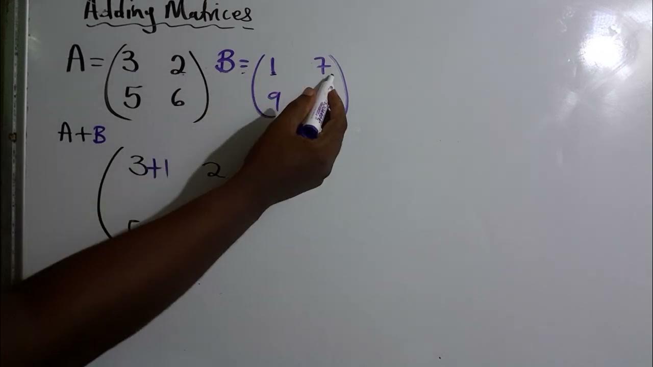Adding Matrices made easy - YouTube