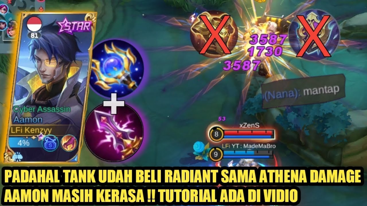TUTORIAL AAMON COUNTER ITEM MAGIC DEFEND 2023 | RADIANT SAMA ATHENA GA ...