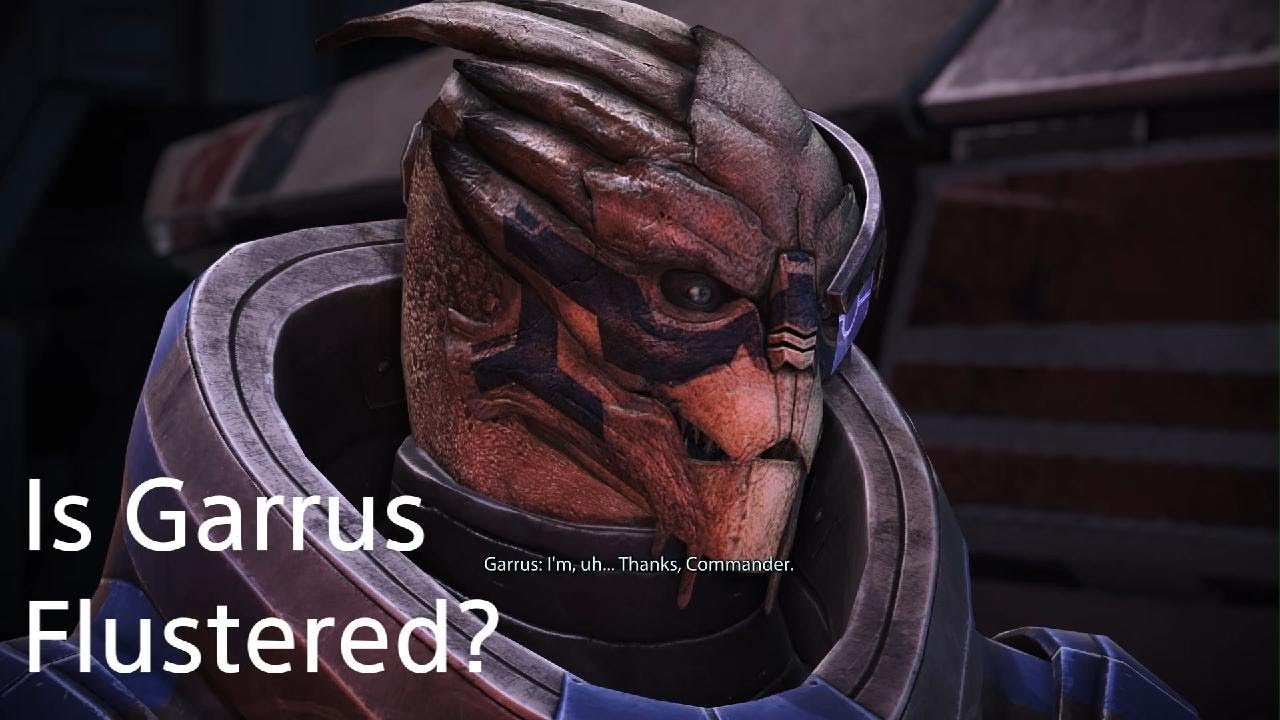 Mass Effect Legendary Edition- Is Garrus flustered? - YouTube