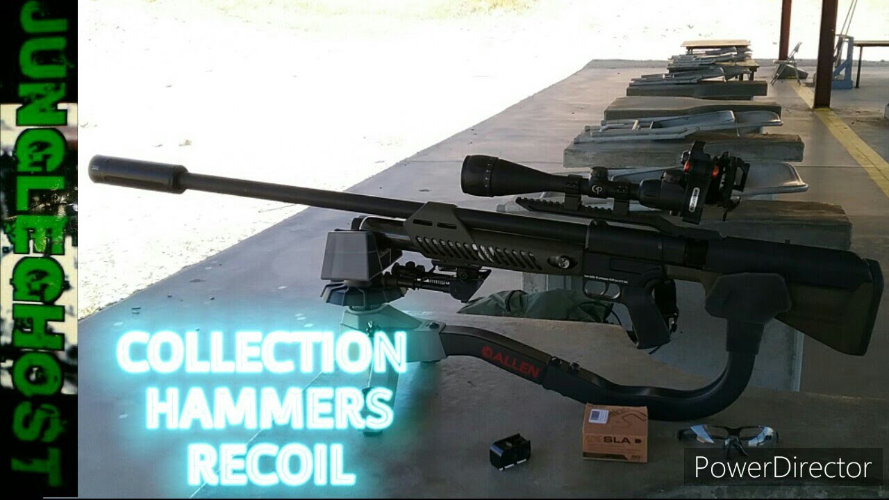 UMAREX 50 CAL. HAMMER RECOIL AND POWER AND DESTRUCTION 50 YARDS EP.41 ...