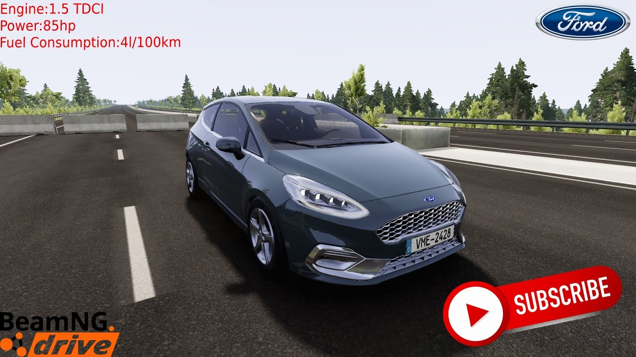 BeamNG Drive- Ford Fiesta - YouTube