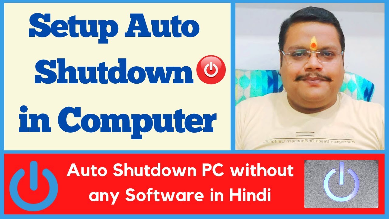 How to Auto Shutdown PC without any Software | How to Setup Auto ...