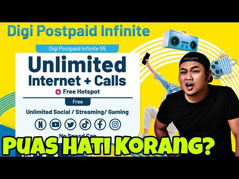 RM55 Dapat 600GB-Cukup Ke Tak-Digi Postpaid Infinite 55