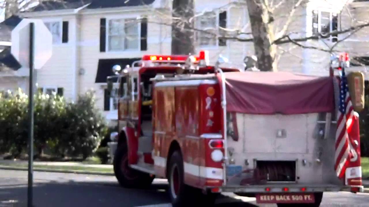 Rumson Fire Company Engine 42275 - YouTube