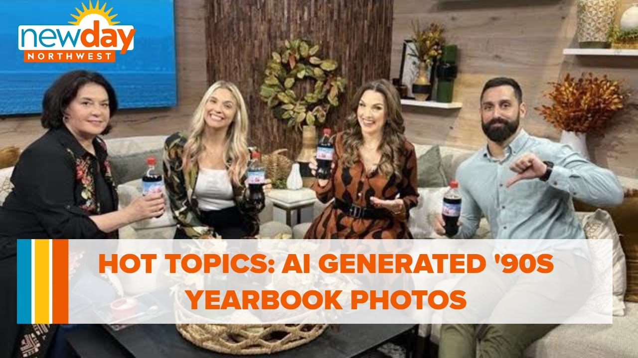 Hot Topics: AI generated '90s yearbook photos - New Day NW - YouTube