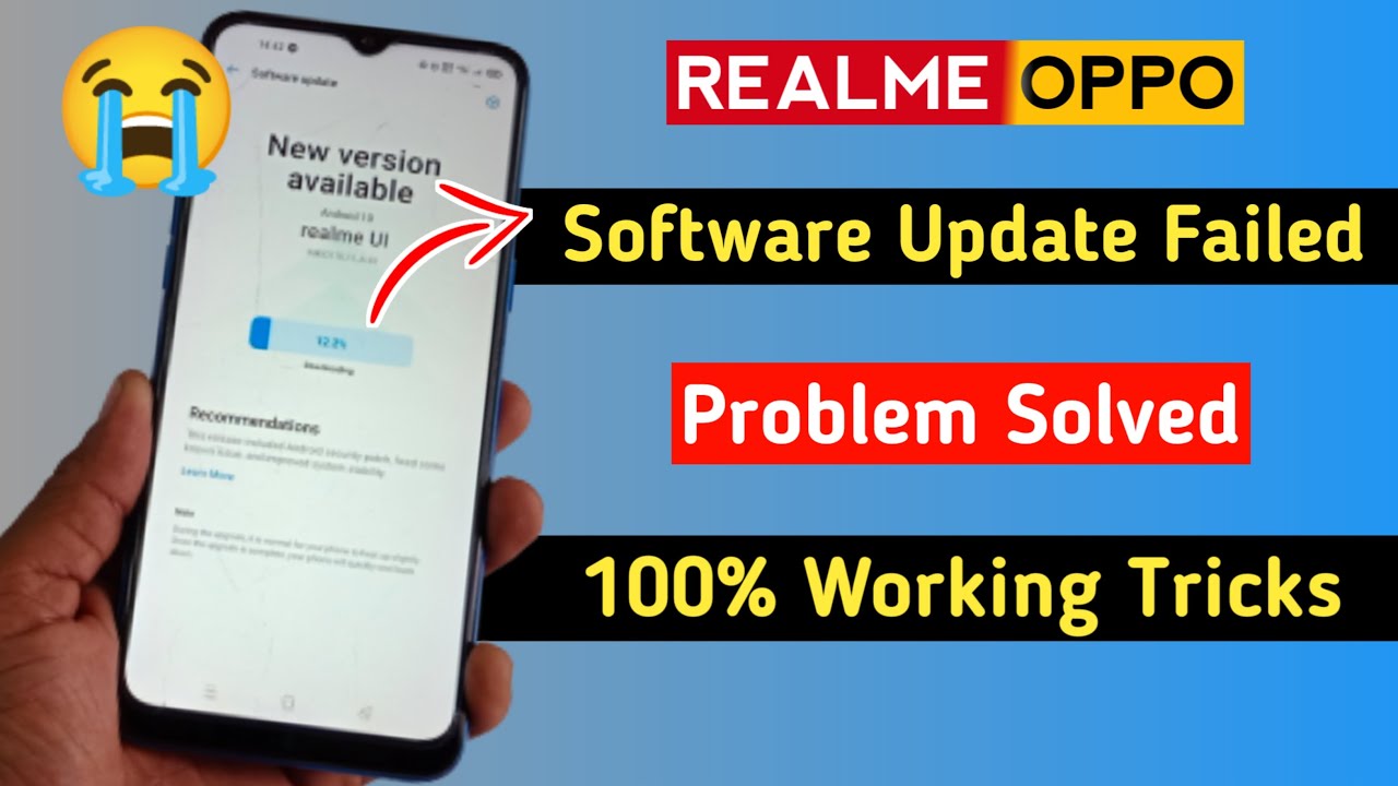 Realme & Oppo Software Update Failed Problem Solved | How To Fix ...