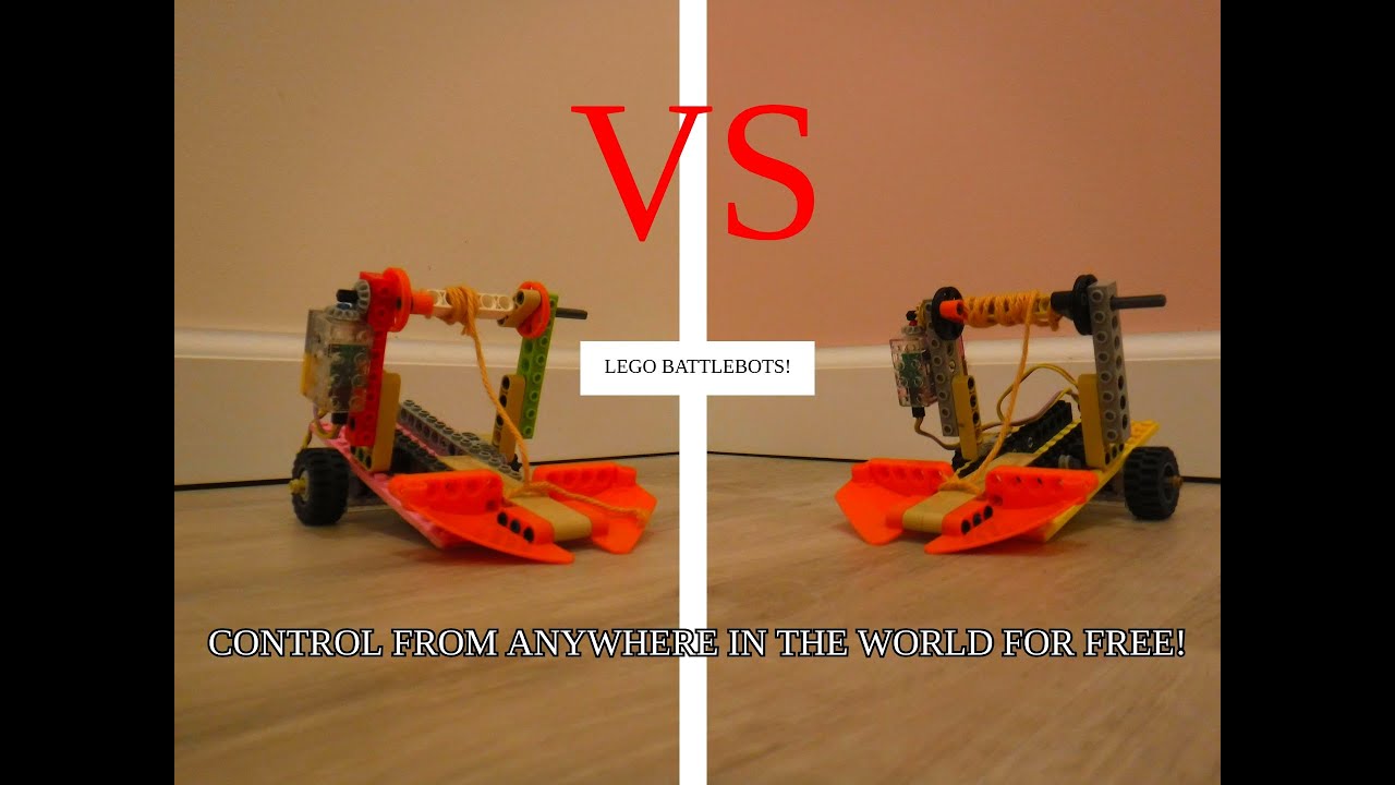 LEGO RC BATTLEBOTS! Control from anywhere in the world for free ...