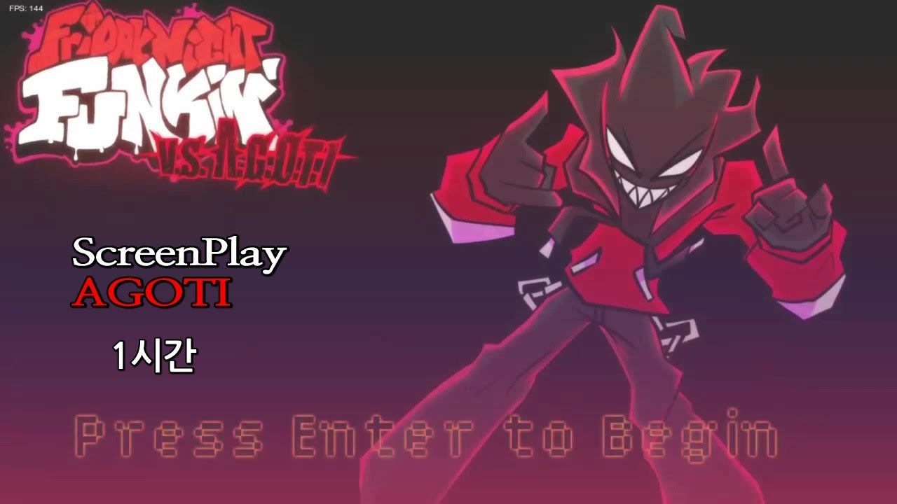Friday night funkin AGOTY Part1 1hour - YouTube