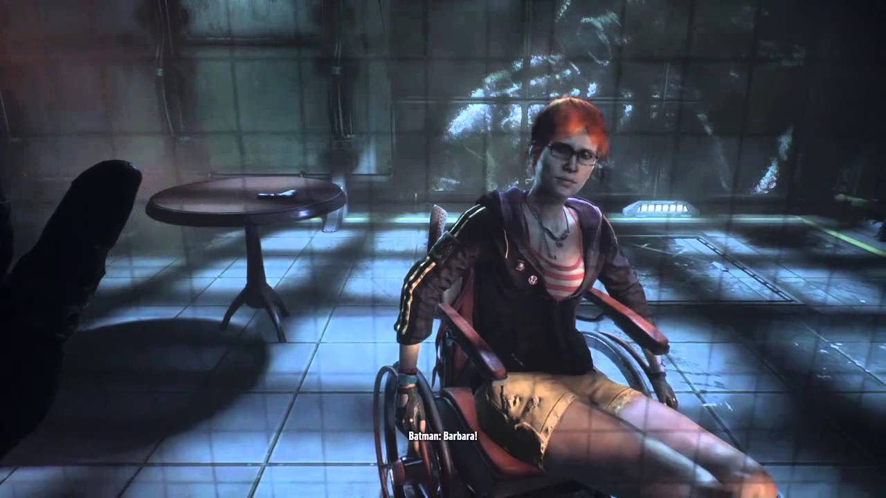 Batman Arkham Knight Barbara Gordon Toxin Cutscene Youtube