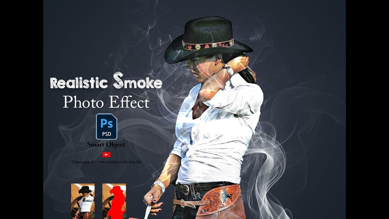 Realistic Smoke Photo Effect - YouTube