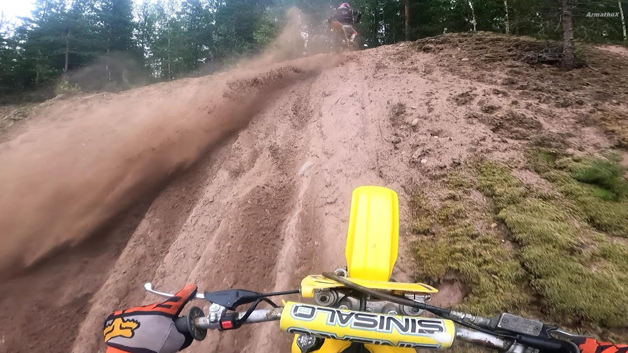 Suzuki RM80 1990 & Suzuki RM125 1992 | 2-Stroke Evening Trails Riding ...