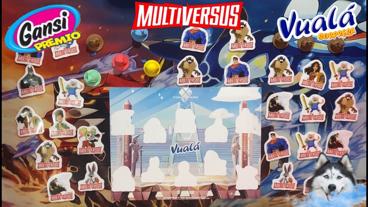 Vualá Sorpresa MultiVersus Descarga Álbum Stickers, GansiPREMIO y ...