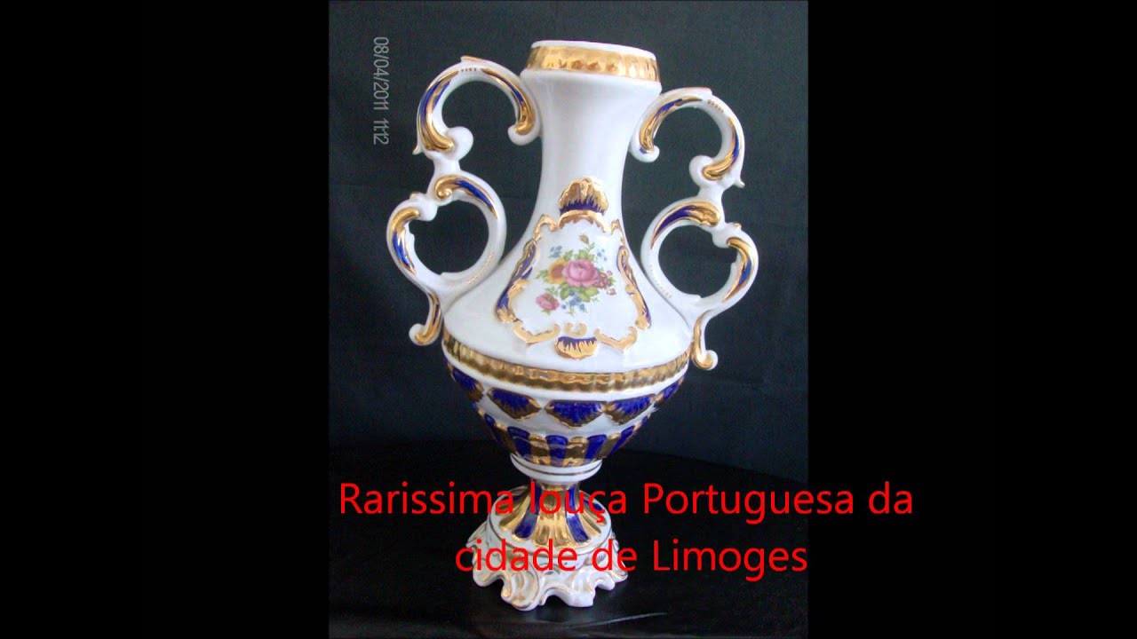Rarissima louça de Limoges Portugal - YouTube