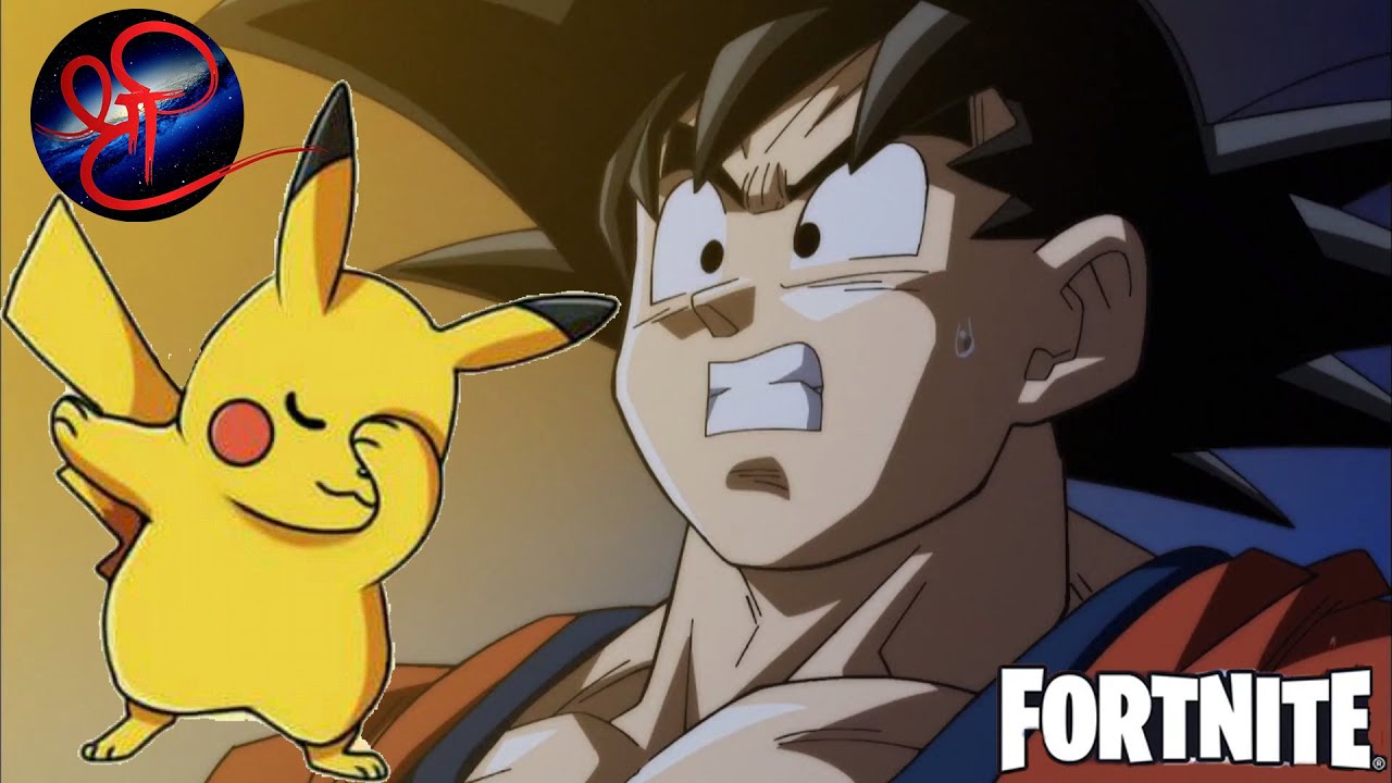Pikachu playing Fortnite ¦ Wait what Goku is doing here? - YouTube