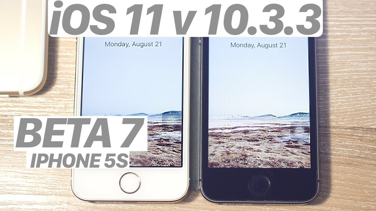 iOS 11 BETA 7 vs. iOS 10.3.3 - SPEED TEST + Benchmark! (iPHONE 5S) # ...