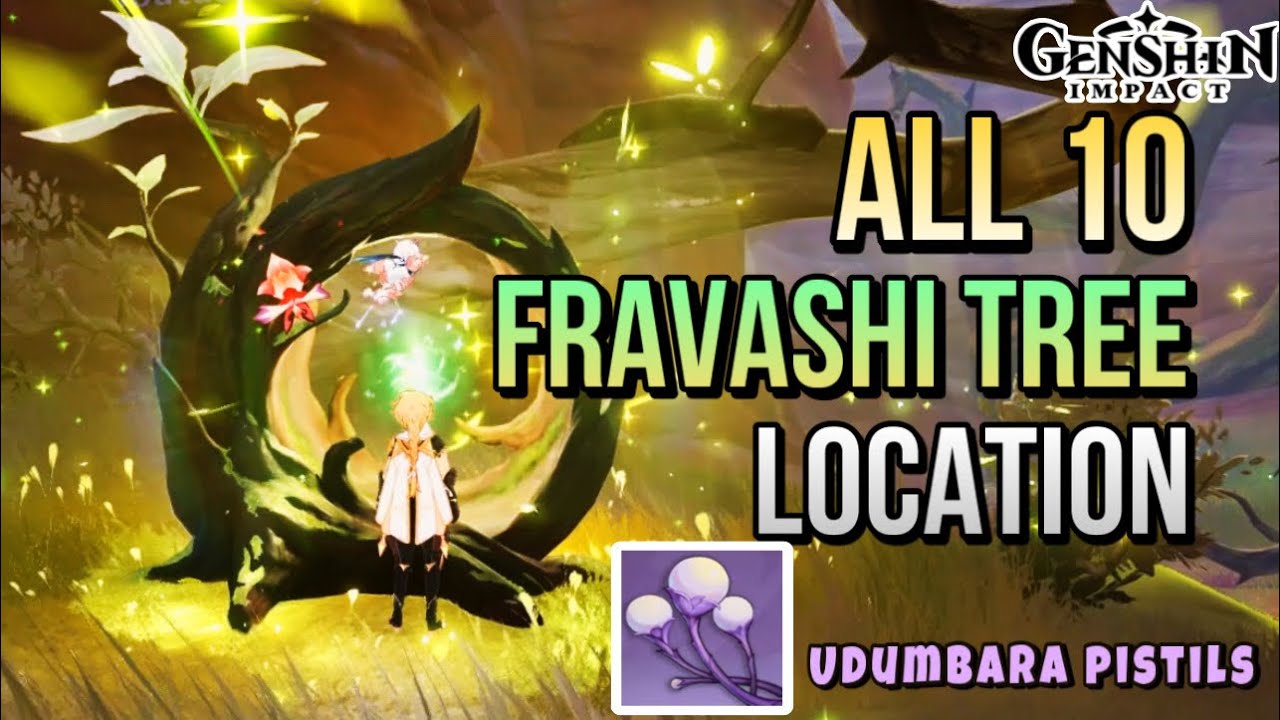 Fravashi Tree Genshin All Location Just in 12 Minutes [Genshin Impact ...