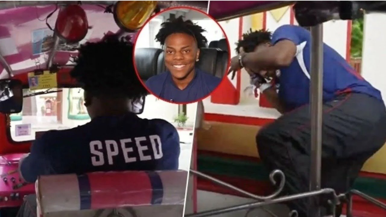 Youtuber iShowspeed crashes TukTuk into Thai temple in Thailand - YouTube