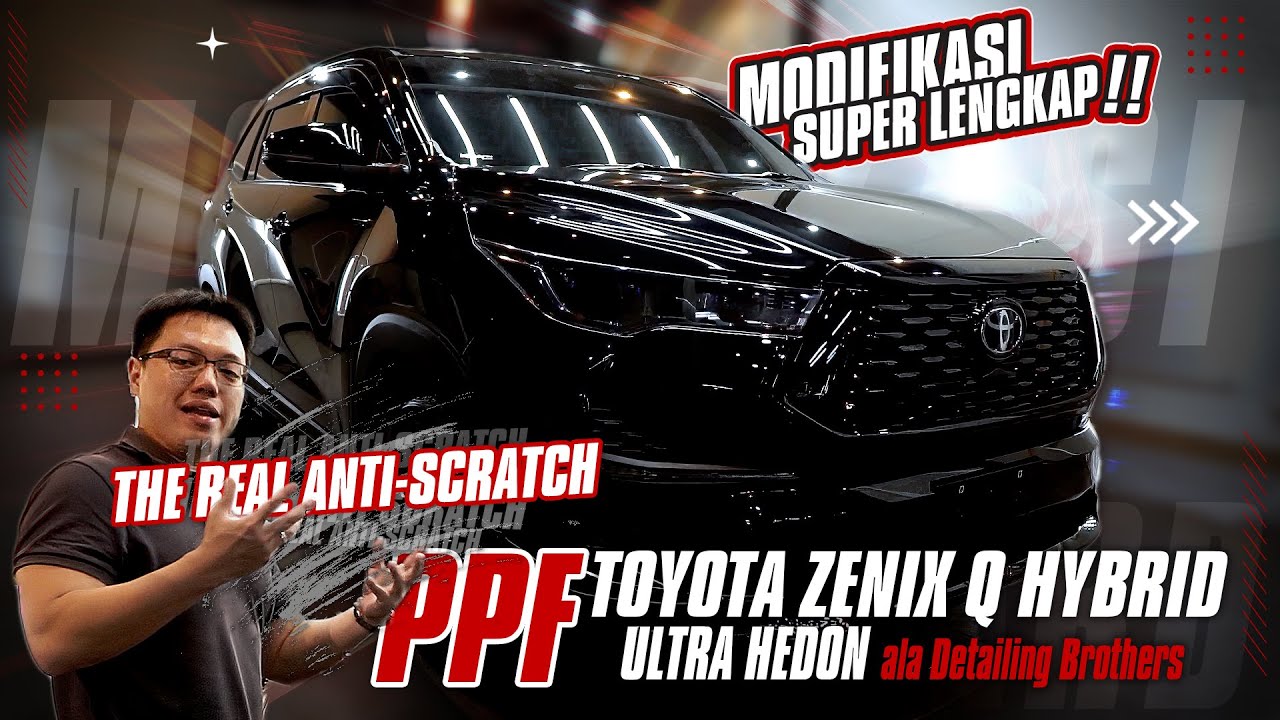 MODIFIKASI SUPER LENGKAP || TOYOTA ZENIX Q HYBRID ULTRA HEDON ALA ...