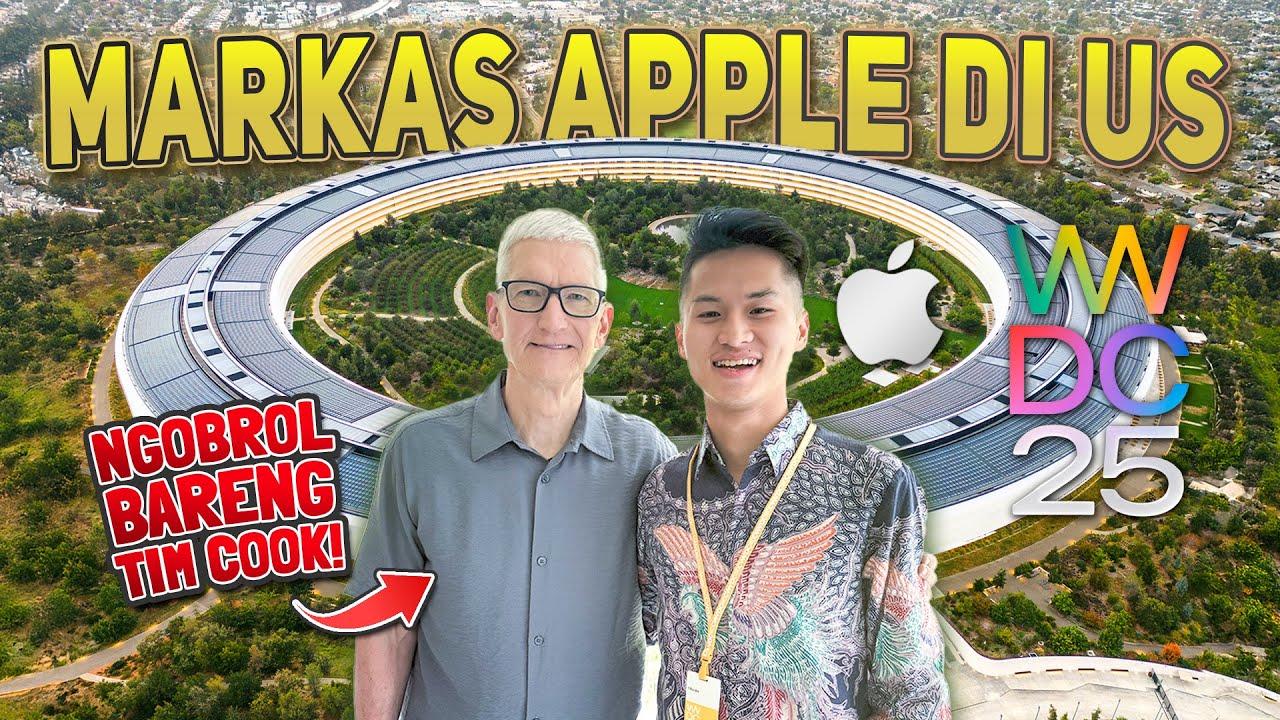 EKSKLUSIF😱⁉️ Keliling APPLE PARK: Kantor PALING KEREN di DUNIA Yang ...