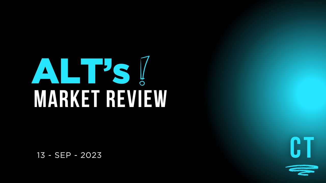 Alt Market Review - Casual Trade Setups - Wed 13th Sep 2023 - YouTube