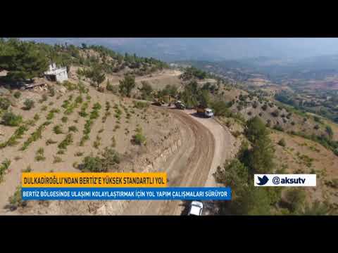 Dulkadiroğlu'ndan Bertiz'e Yüksek Standartlı Yol