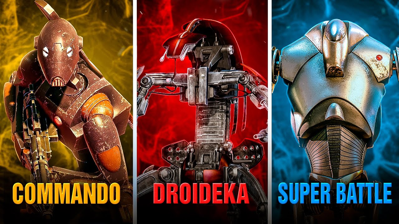 EVERY SINGLE Separatist Battle Droid Type/Variant Explained! - YouTube