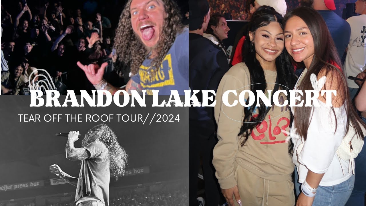 BRANDON LAKE CONCERT VLOG! TEAR OFF THE ROOF TOUR - GRAND RAPIDS ...