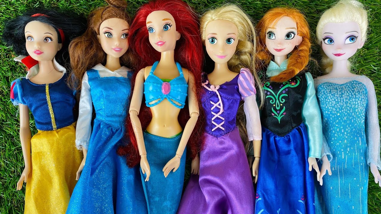 Diana and Roma had a Disney princesses Dress - Ariel, Elsa, Anna ...