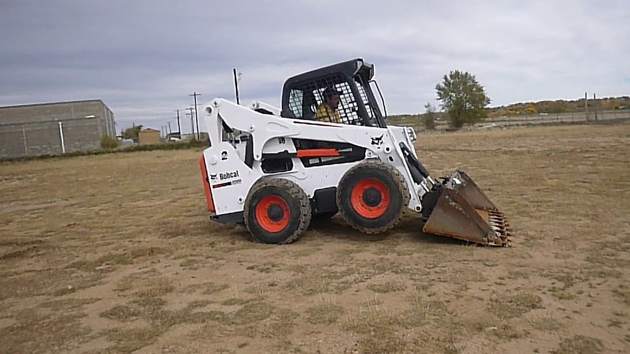 2015 Bobcat S-750 2 Speed Skid Steer Loader - YouTube