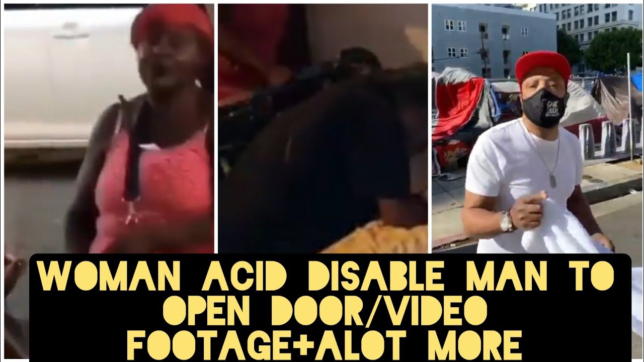 Wicked Woman Throw Acid On Disable Man/Video Footage+More April 2 2021 ...