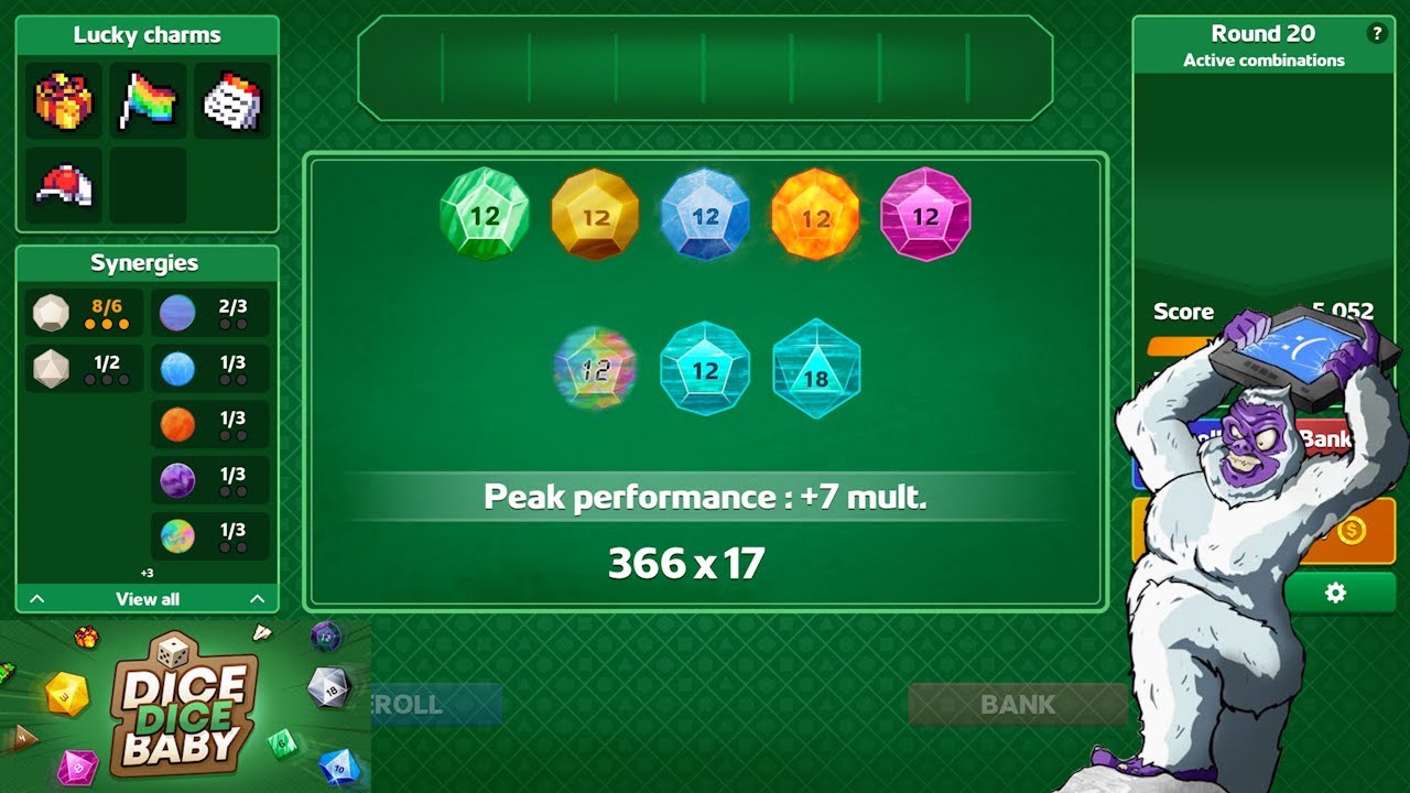 D12 Peak Performance Run - Dice Dice Baby Demo on Steam EP12 - YouTube