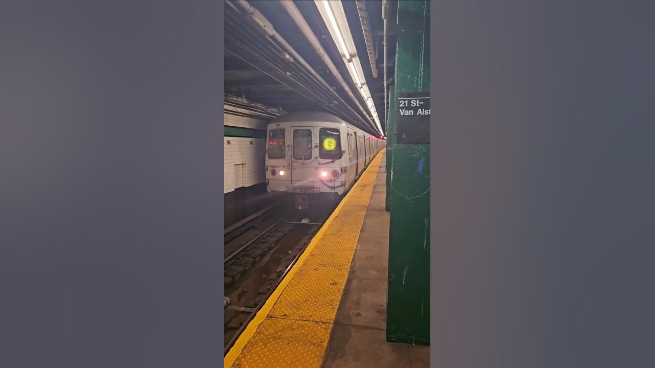 Church Av bound rare r46 G train at 21st-Van-Alst(Queens)#train #nyc #queens #rare #nycsubway ...