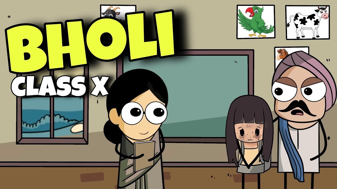 Bholi Class 10 Animation In Hindi - Summary - YouTube